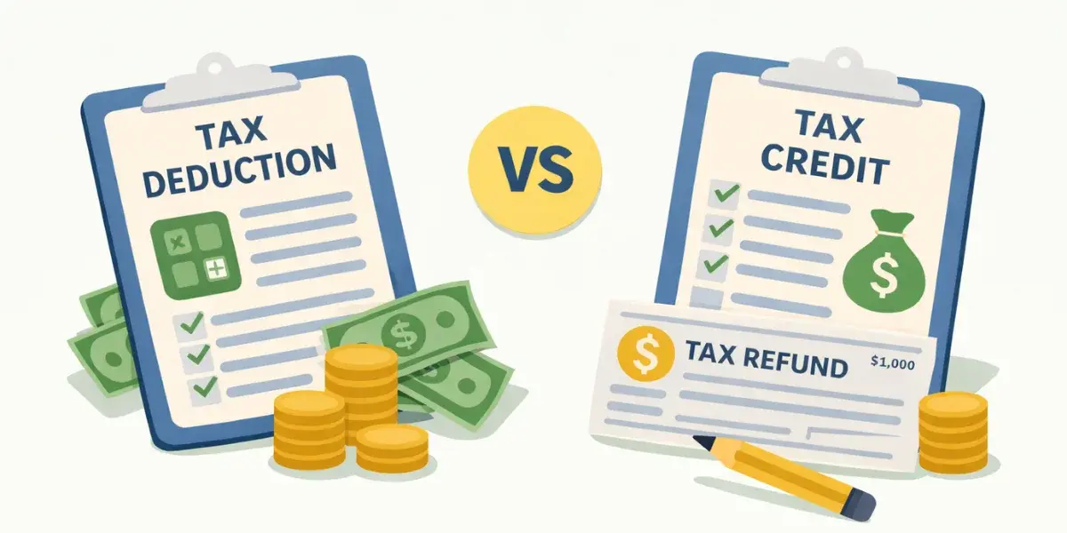 Tax Deduction vs Tax Credit: What's the Difference?